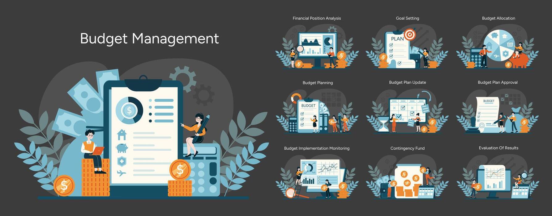 Management Information System Vector Art Icons And Graphics For Free