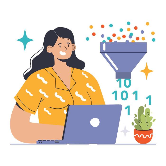 Female Programmer Vector Art, Icons, and Graphics for Free Download