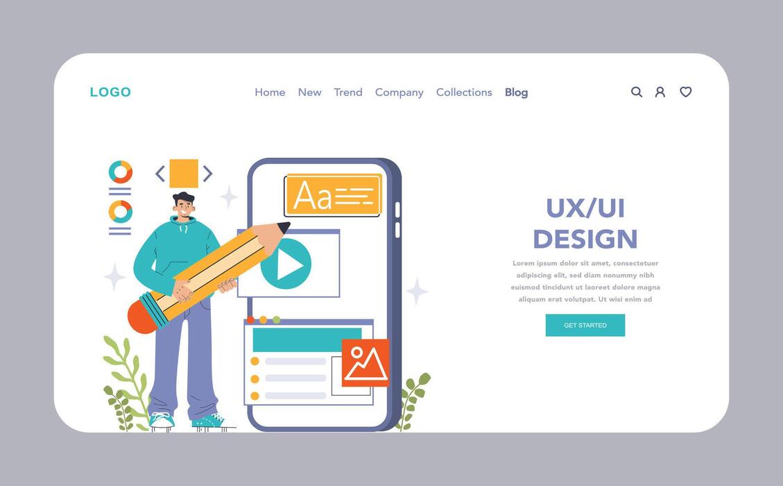Ui Ux Designing Vector Art Icons And Graphics For Free Download