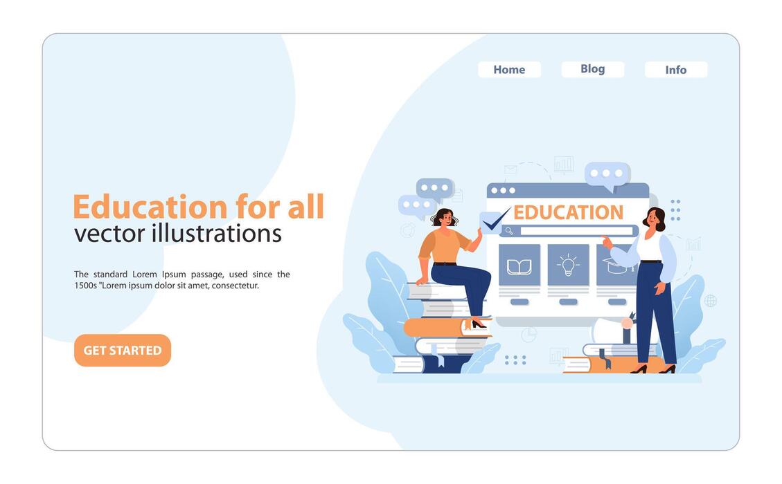 Educational Platform Vector Art, Icons, and Graphics for Free Download