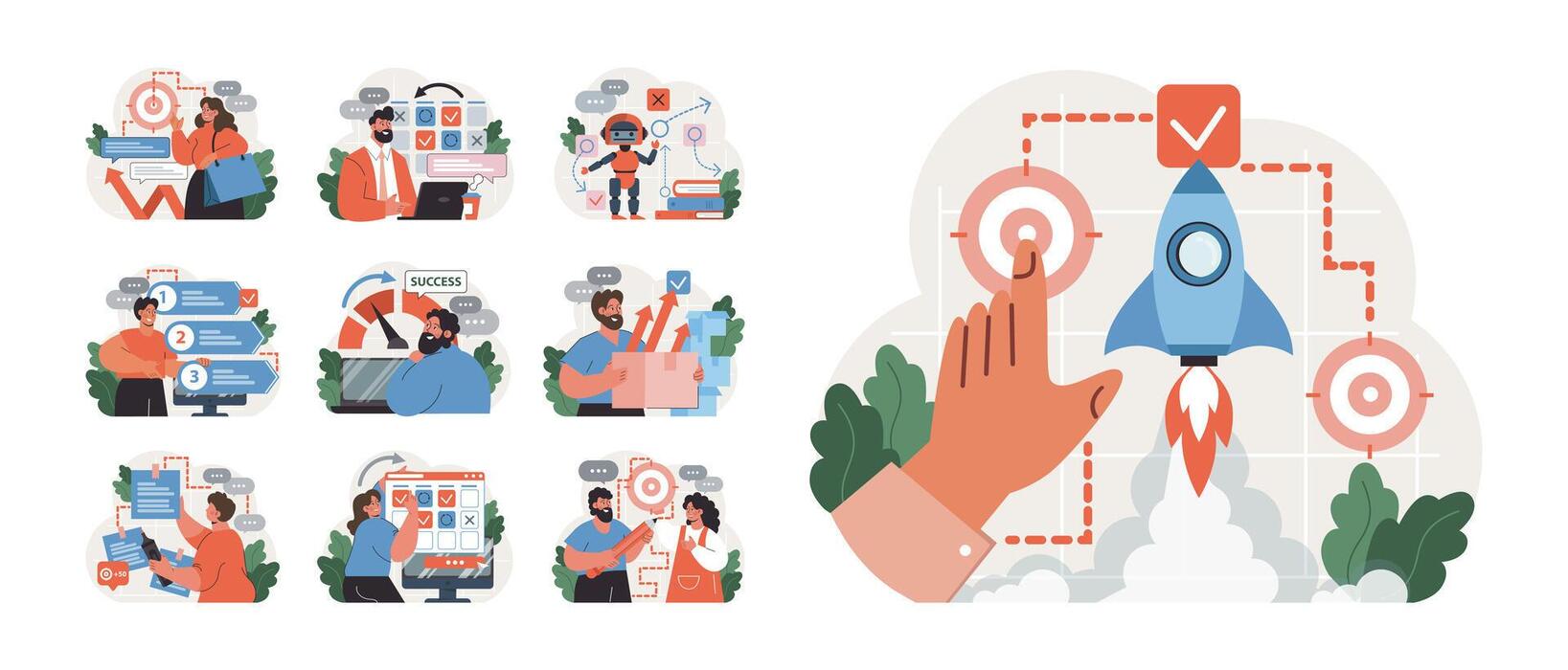 Customer Engagement Vector Art, Icons, and Graphics for Free Download