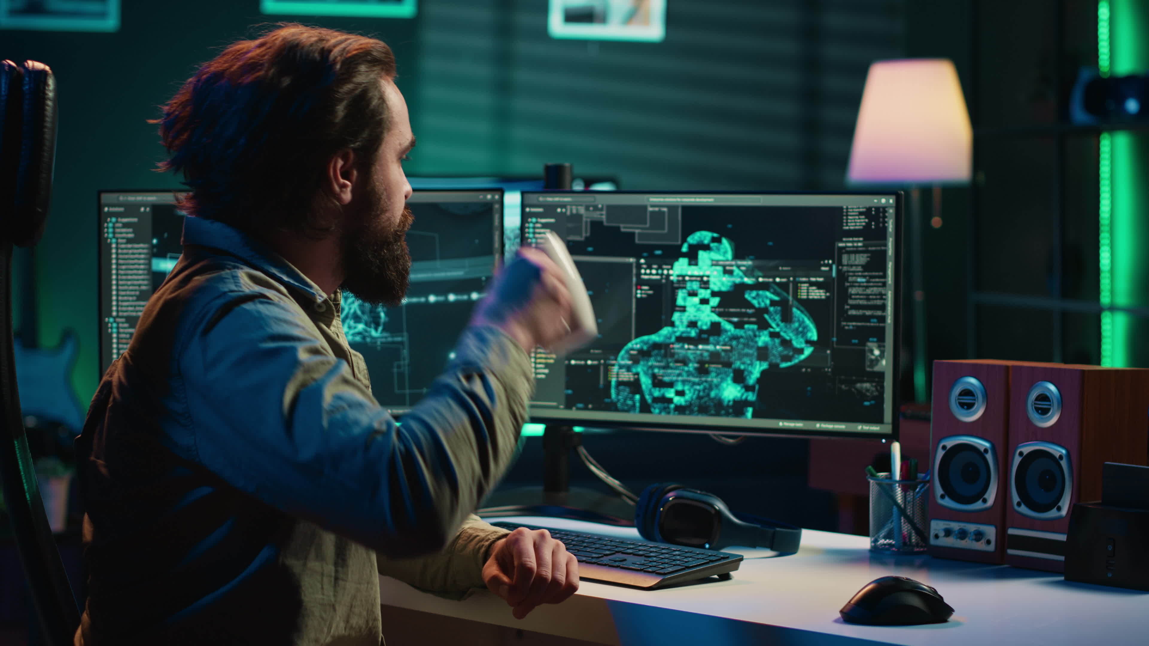 Rogue AI gaining consciousness and restricting access to computer for ...