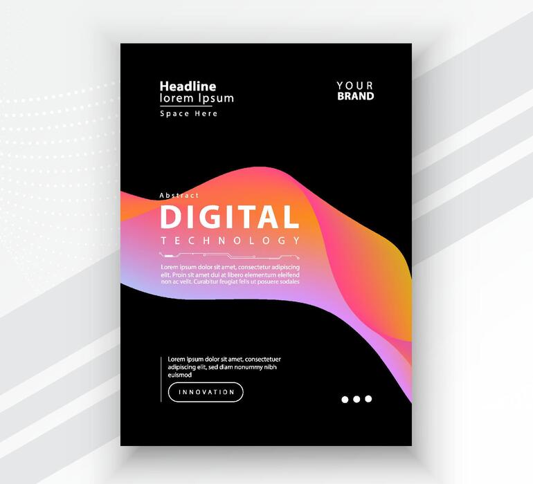 Technology Book Cover Vector Art, Icons, and Graphics for Free Download