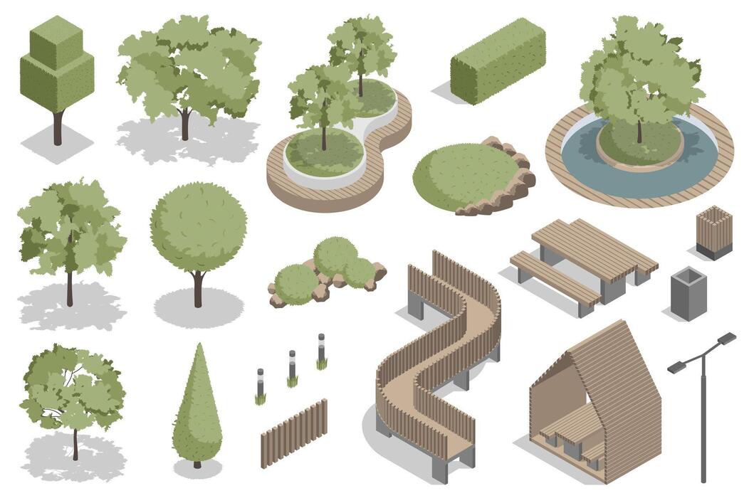 Landscape Architecture Vector Art, Icons, and Graphics for Free Download