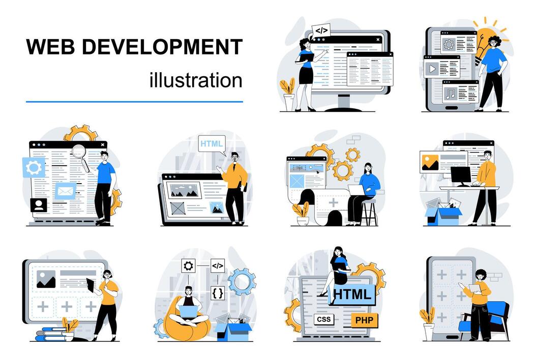 Development Vector Art, Icons, and Graphics for Free Download