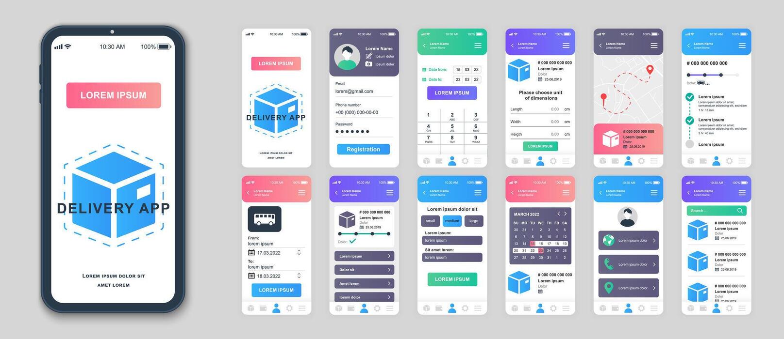 Mobile App Wireframe Vector Art Icons And Graphics For Free Download
