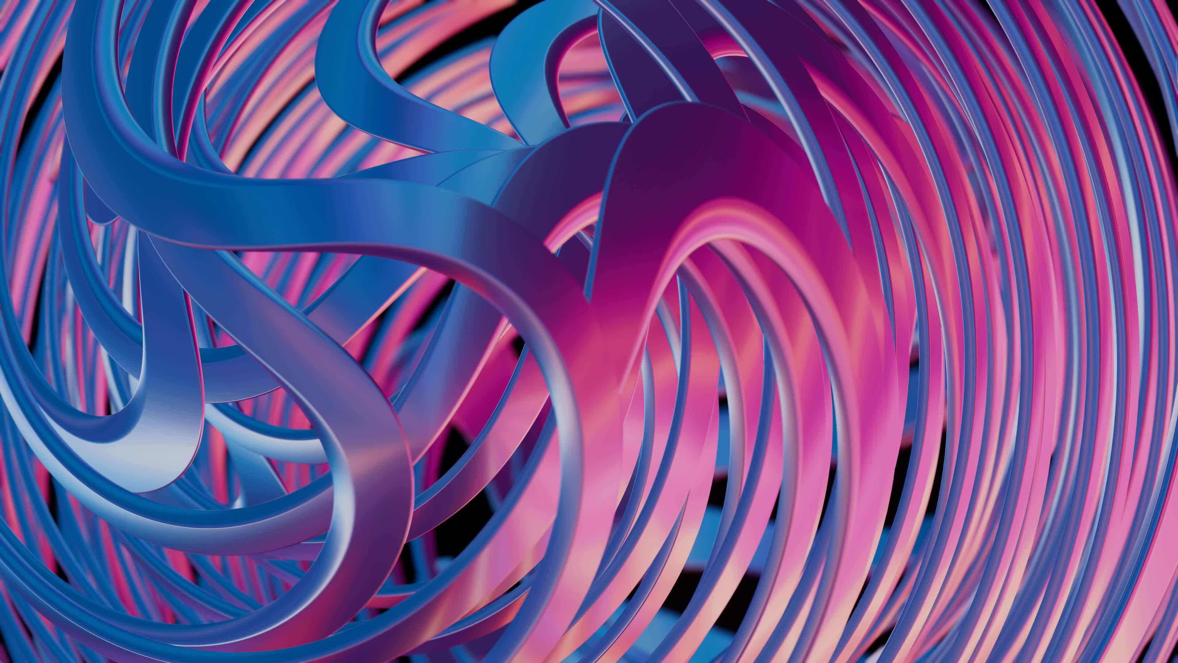 Abstract Blue And Pink Swirls On A Black Background 41396536 Stock Video At Vecteezy