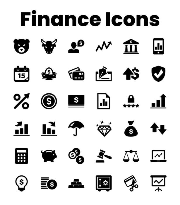 Finance Icon Vector Art, Icons, and Graphics for Free Download