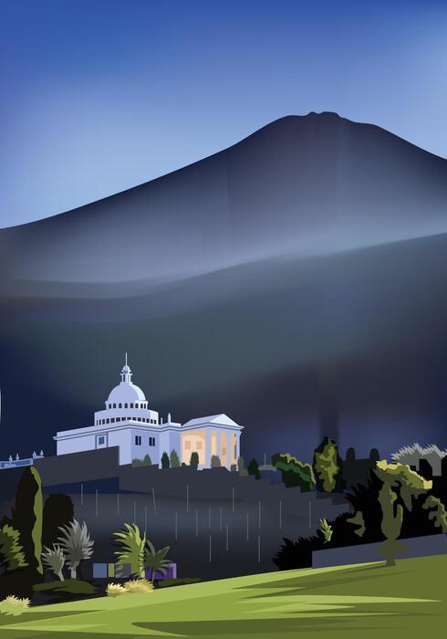 Mount Vesuvius Vector Art, Icons, and Graphics for Free Download
