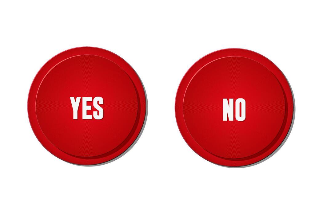 Yes No Button Vector Art, Icons, and Graphics for Free Download