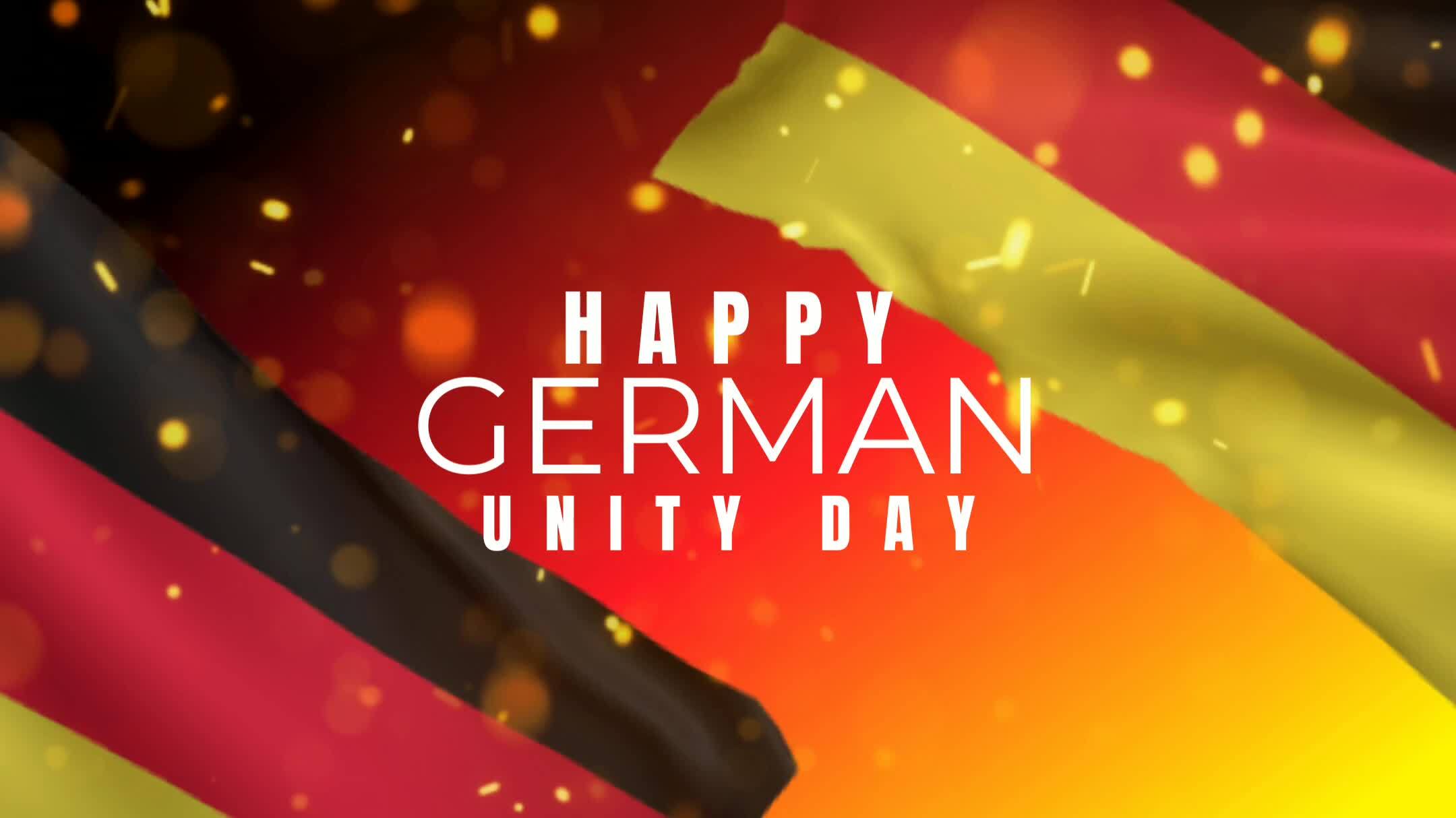 Happy German unity day video animation 41426028 Stock Video at Vecteezy