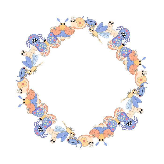 Insect Border Vector Art, Icons, and Graphics for Free Download