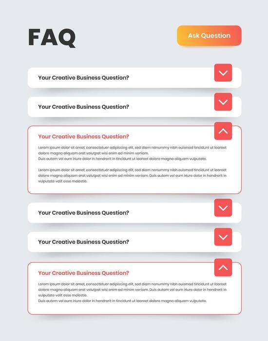 Question And Answer Template Vector Art, Icons, and Graphics for Free ...