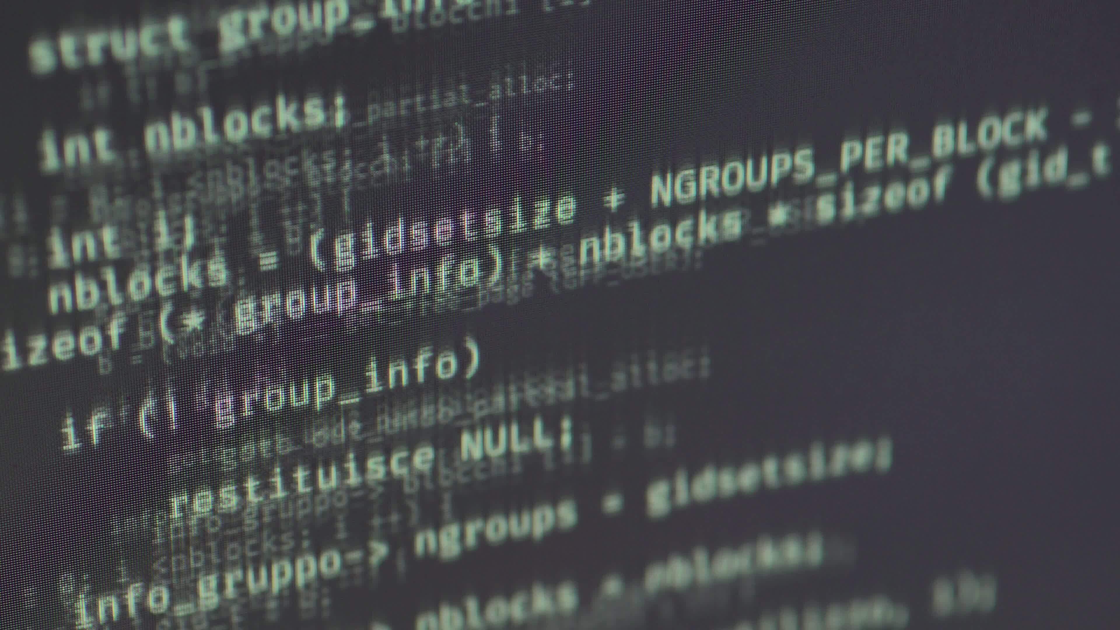 Hacking screen with code 41471425 Stock Video at Vecteezy