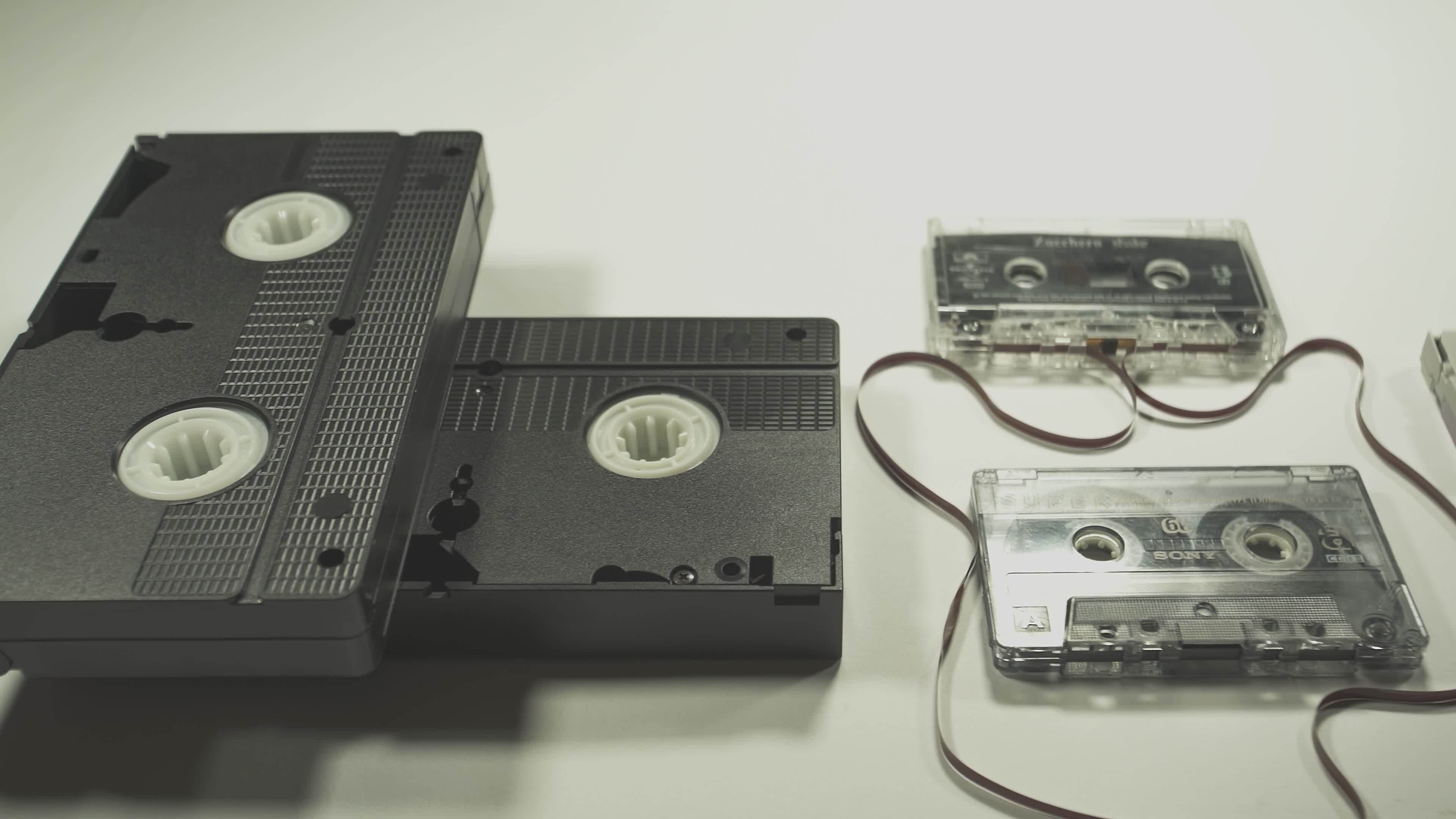 Evolution of memory storage devices, from VHS Tape and Audio Cassette ... Evolution of memory storage devices, from VHS Tape and Audio Cassette ...