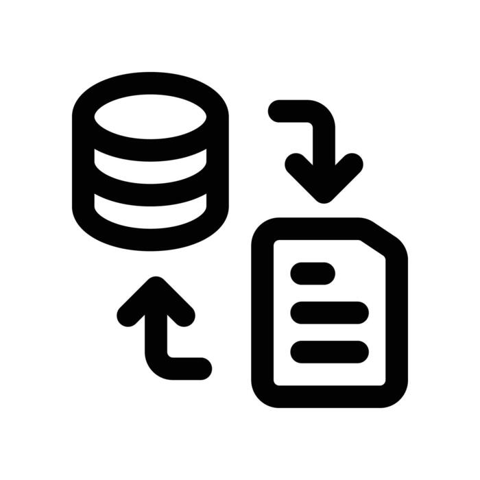 Data Migration Icon Vector Art, Icons, and Graphics for Free Download