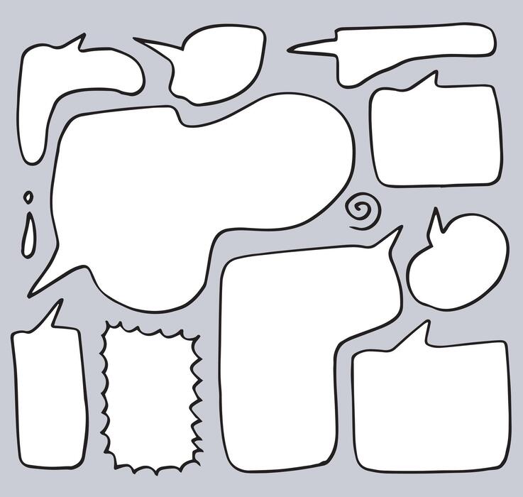 Speech Bubble Shapes Vector Art, Icons, and Graphics for Free Download