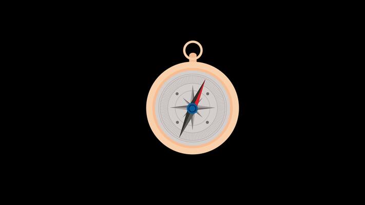 Compass Animation Stock Video Footage for Free Download
