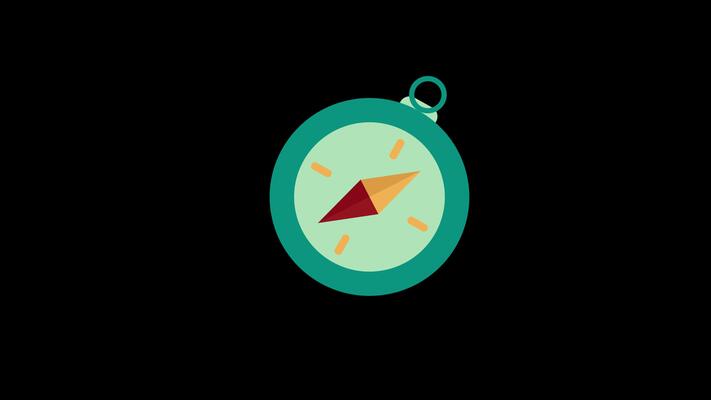 Compass Animation Stock Video Footage for Free Download