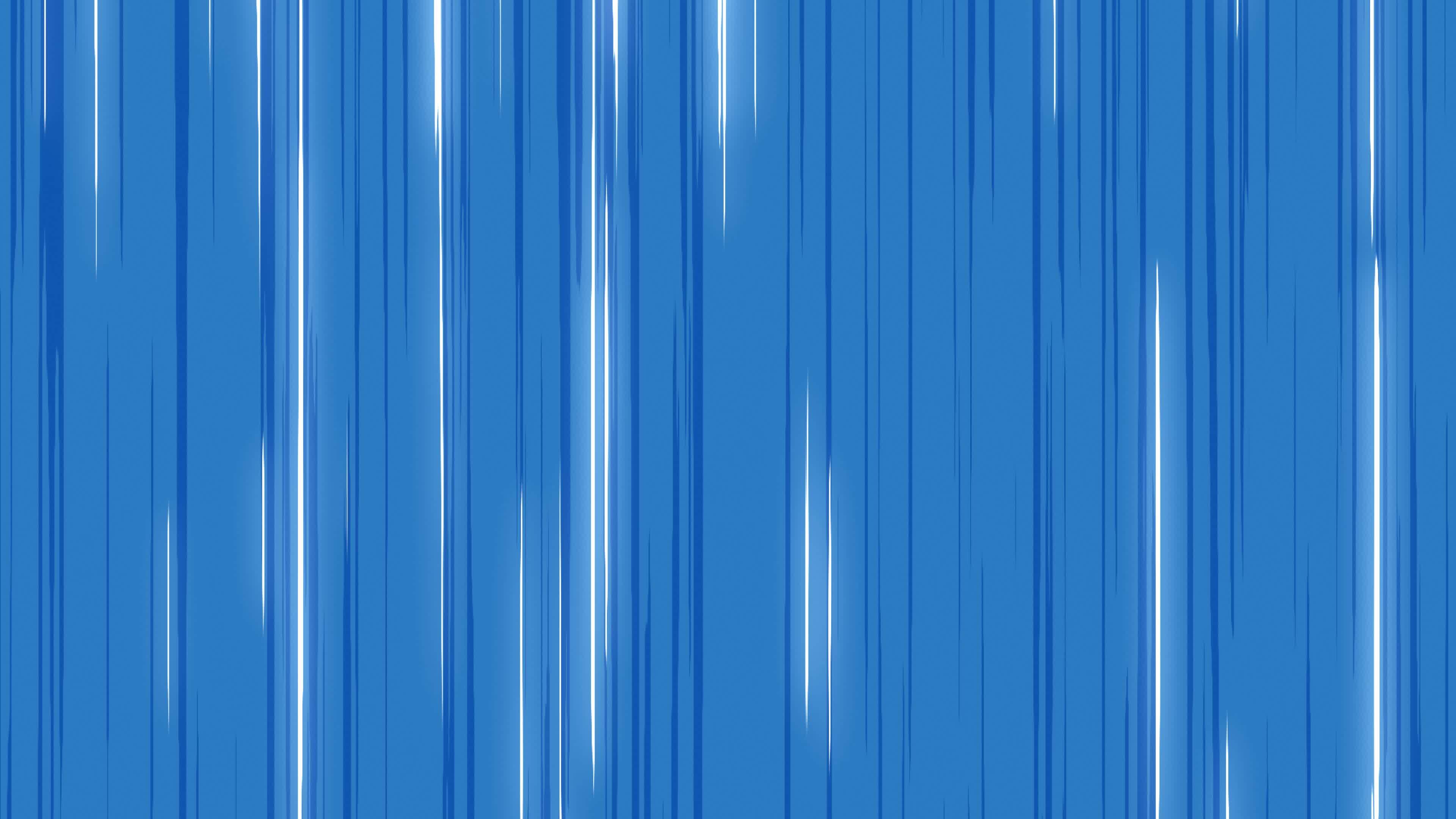 Blue light anime lines of fast speed on a light background. Animation ...
