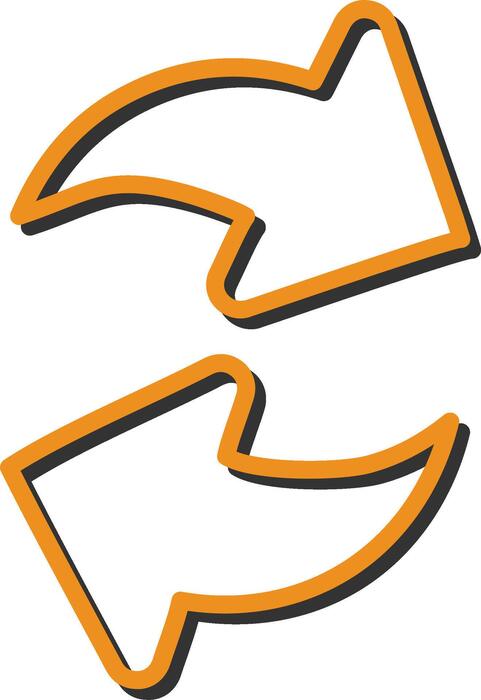Curved Double Arrow Vector Art, Icons, and Graphics for Free Download