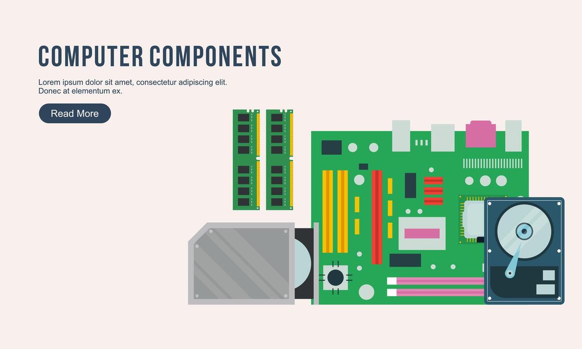 Computer Components Vector Art, Icons, and Graphics for Free Download