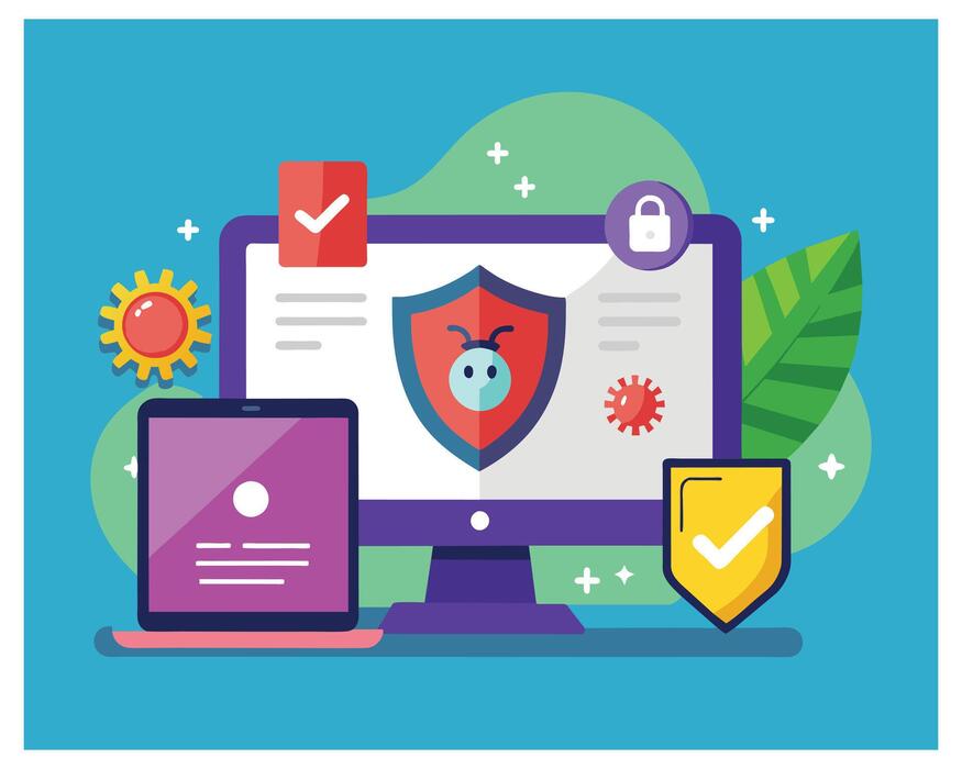 Computer Virus Protection Vector Art, Icons, and Graphics for Free Download