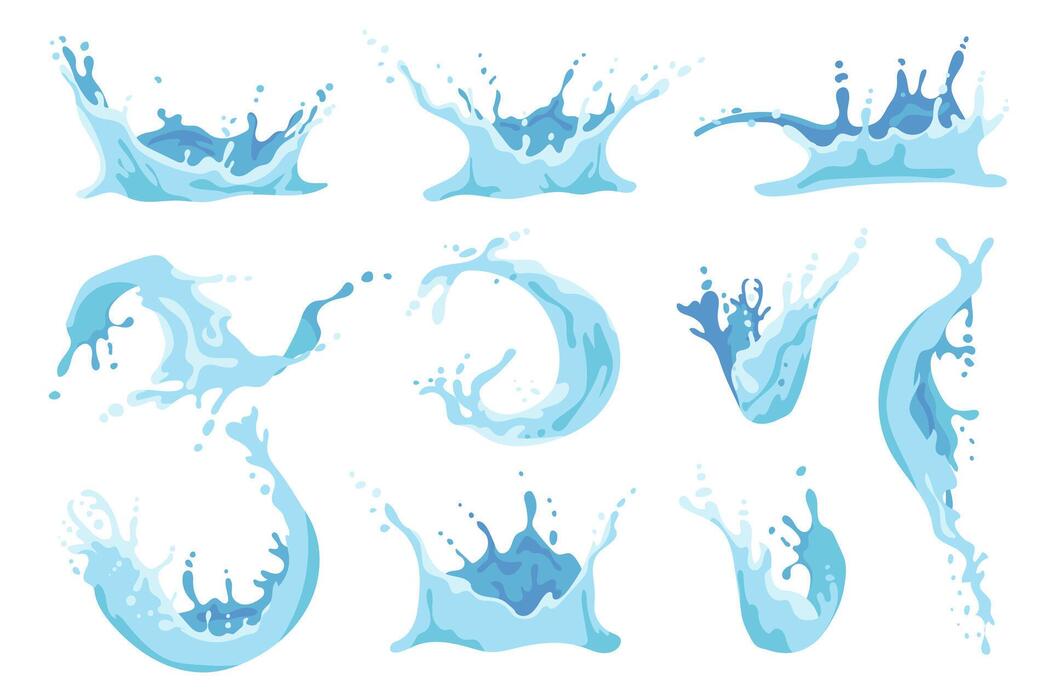Water Font Vector Art, Icons, and Graphics for Free Download