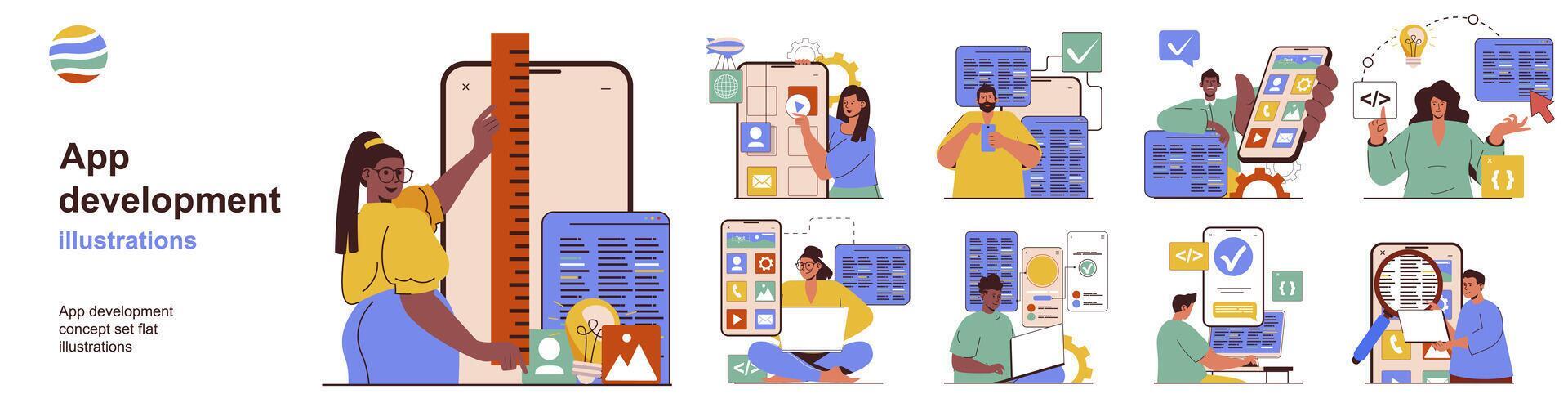 Android App Development Vector Art, Icons, and Graphics for Free Download