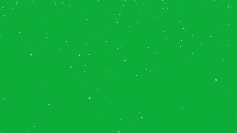 Snowfall, white snow particle falling slow motion loop animation overlay effect on green screen ...