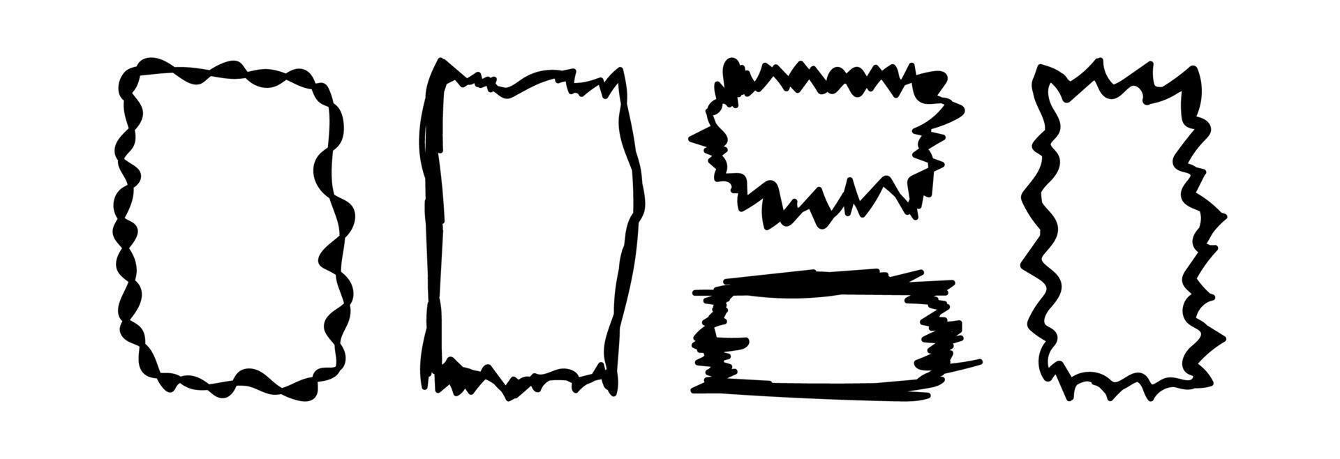 Scribble Rectangle Vector Art, Icons, and Graphics for Free Download