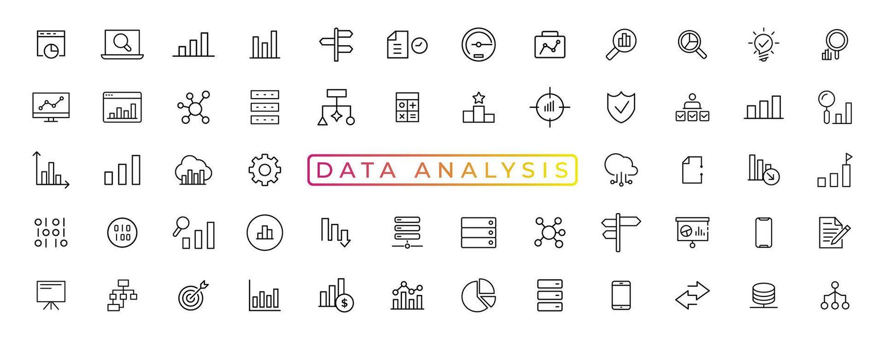 Data Analysis Logo Vector Art, Icons, and Graphics for Free Download