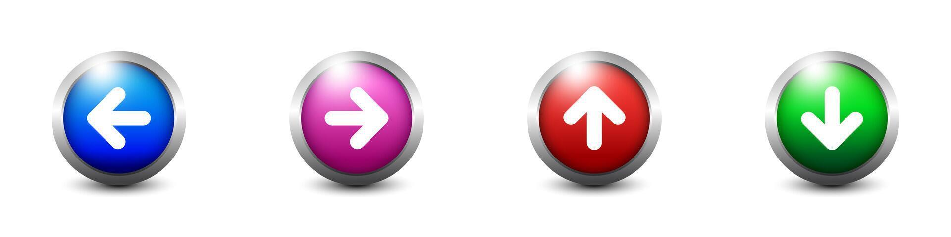 Arrow Button Vector Art, Icons, and Graphics for Free Download