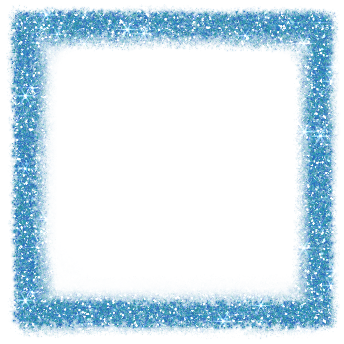 Silver Glitter Frame PNGs for Free Download