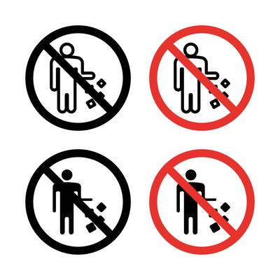Do Not Throw Paper In The Toilet Vector Art, Icons, and Graphics for Free Download