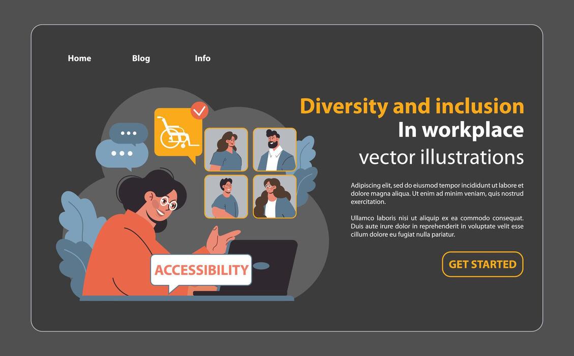 Disability Inclusion Vector Art Icons And Graphics For Free Download