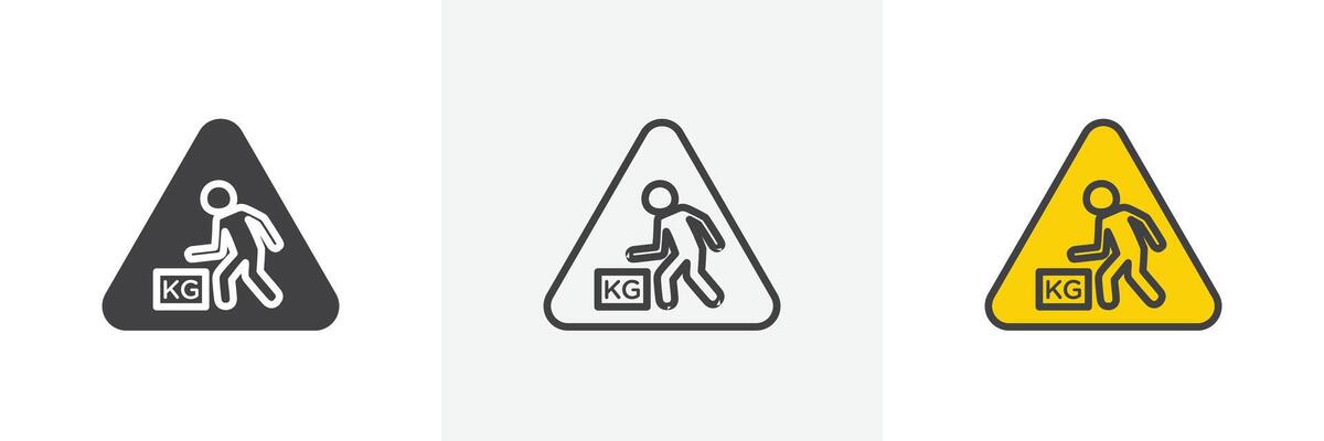 Manual Handling Icon Vector Art, Icons, and Graphics for Free Download