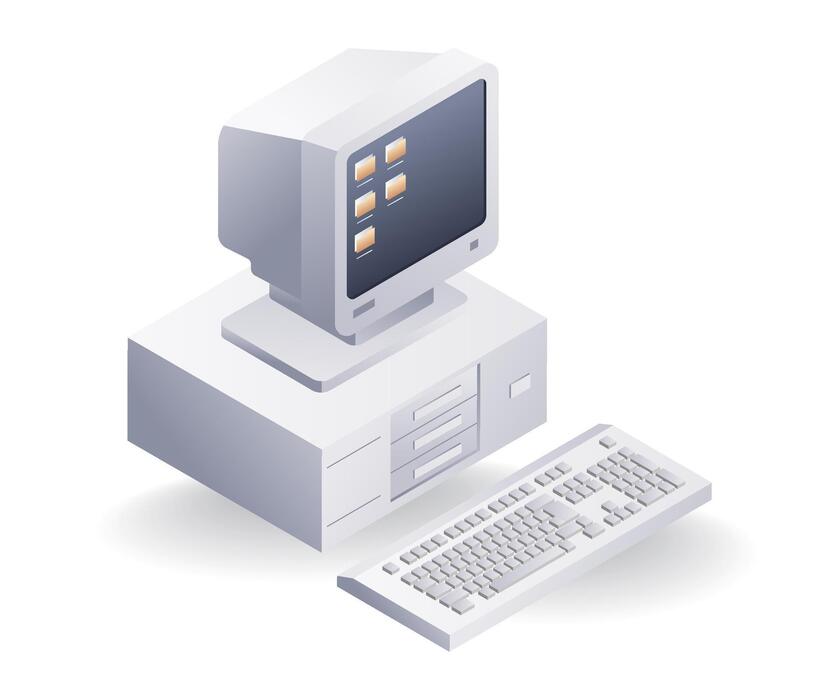 Computer 3d Vector Art, Icons, and Graphics for Free Download