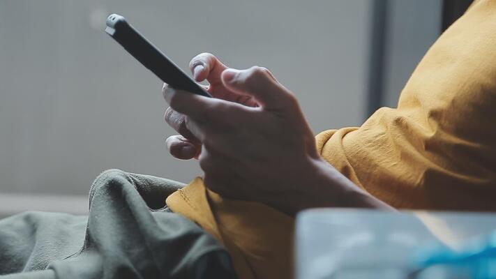 Person Scrolling On Phone Stock Video Footage for Free Download