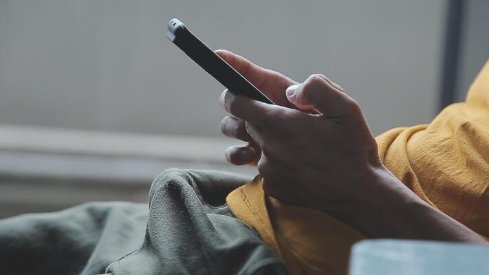 Person Scrolling On Phone Stock Video Footage for Free Download