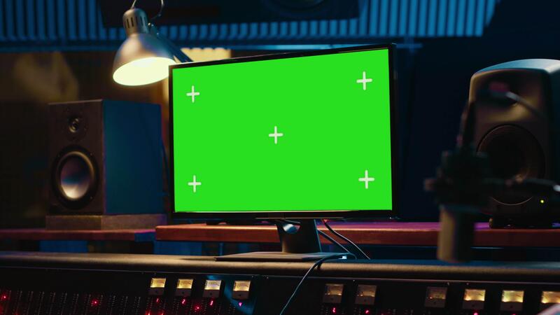 Sound Designer Editing And Recording Tracks With Mixing Console In