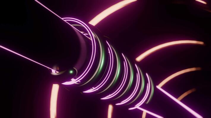 Neon Animation Stock Video Footage for Free Download