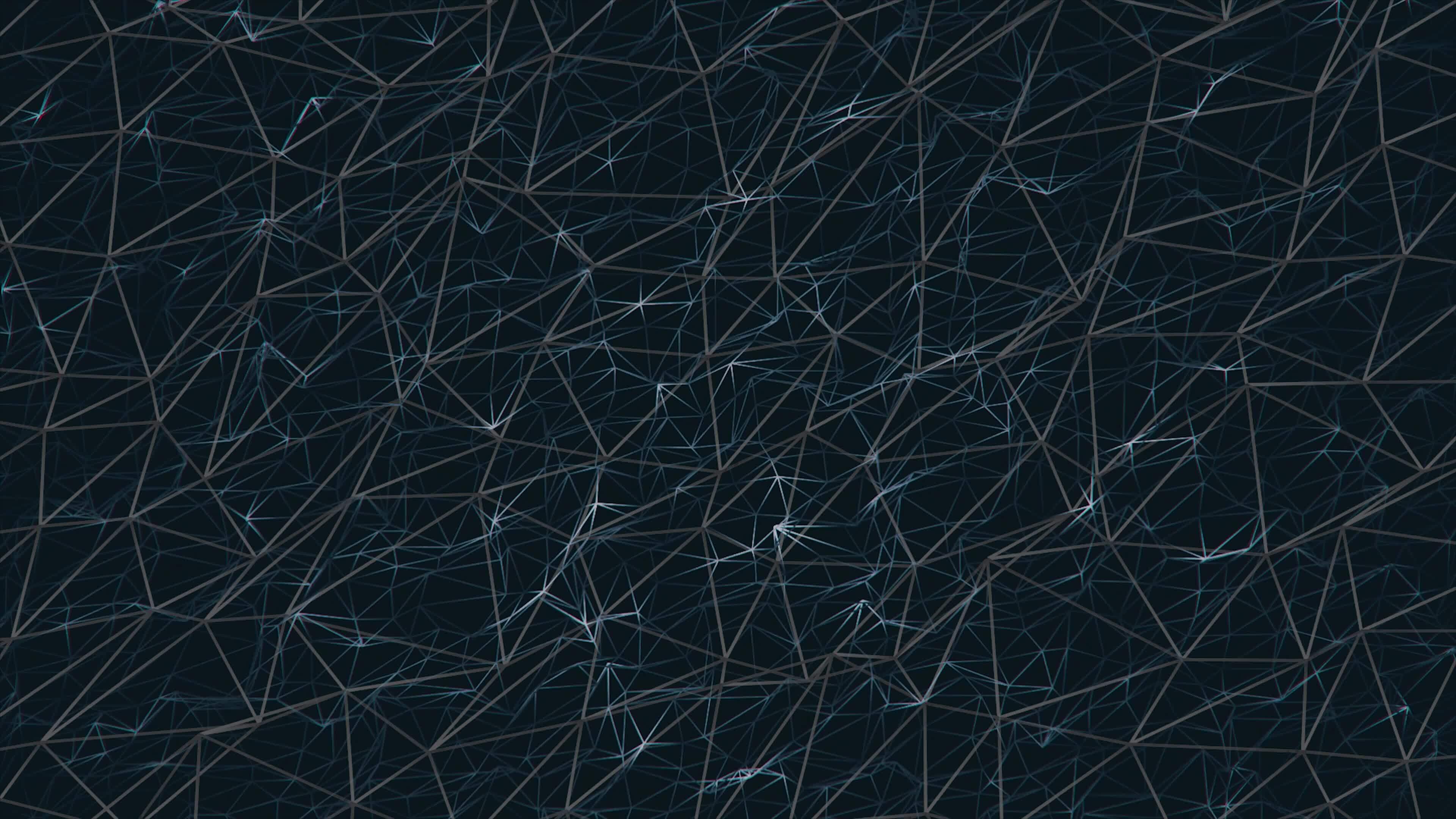 Abstract Beautiful Geometric Background With Moving Connected