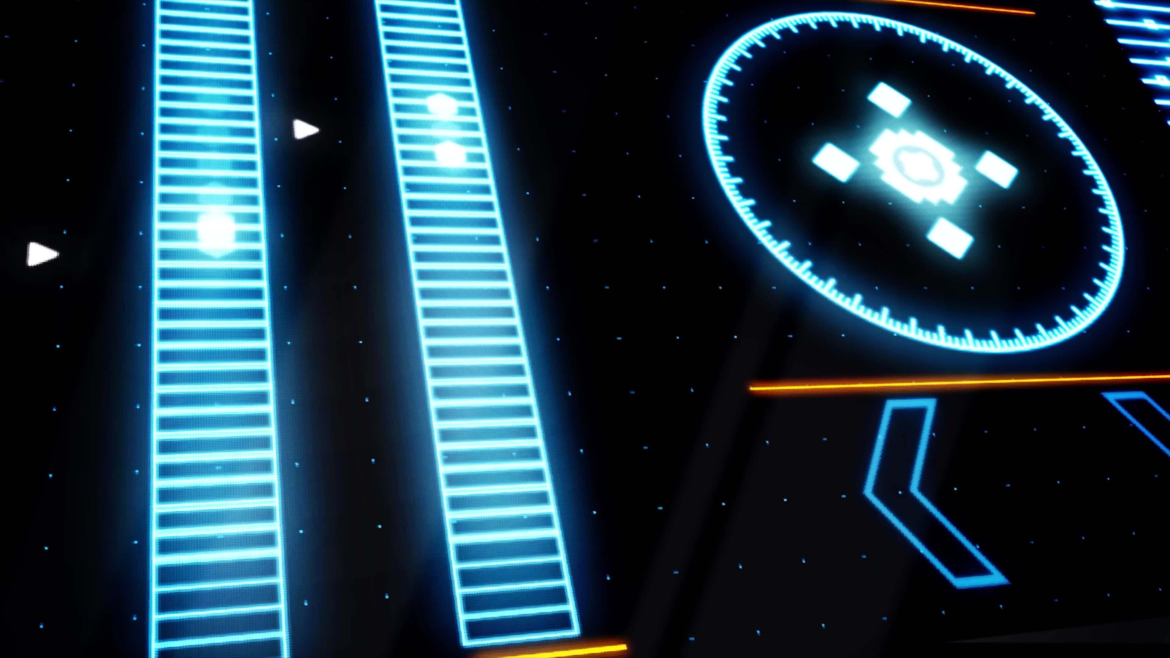 Close up for indicators of running computer program, abstract digital ...