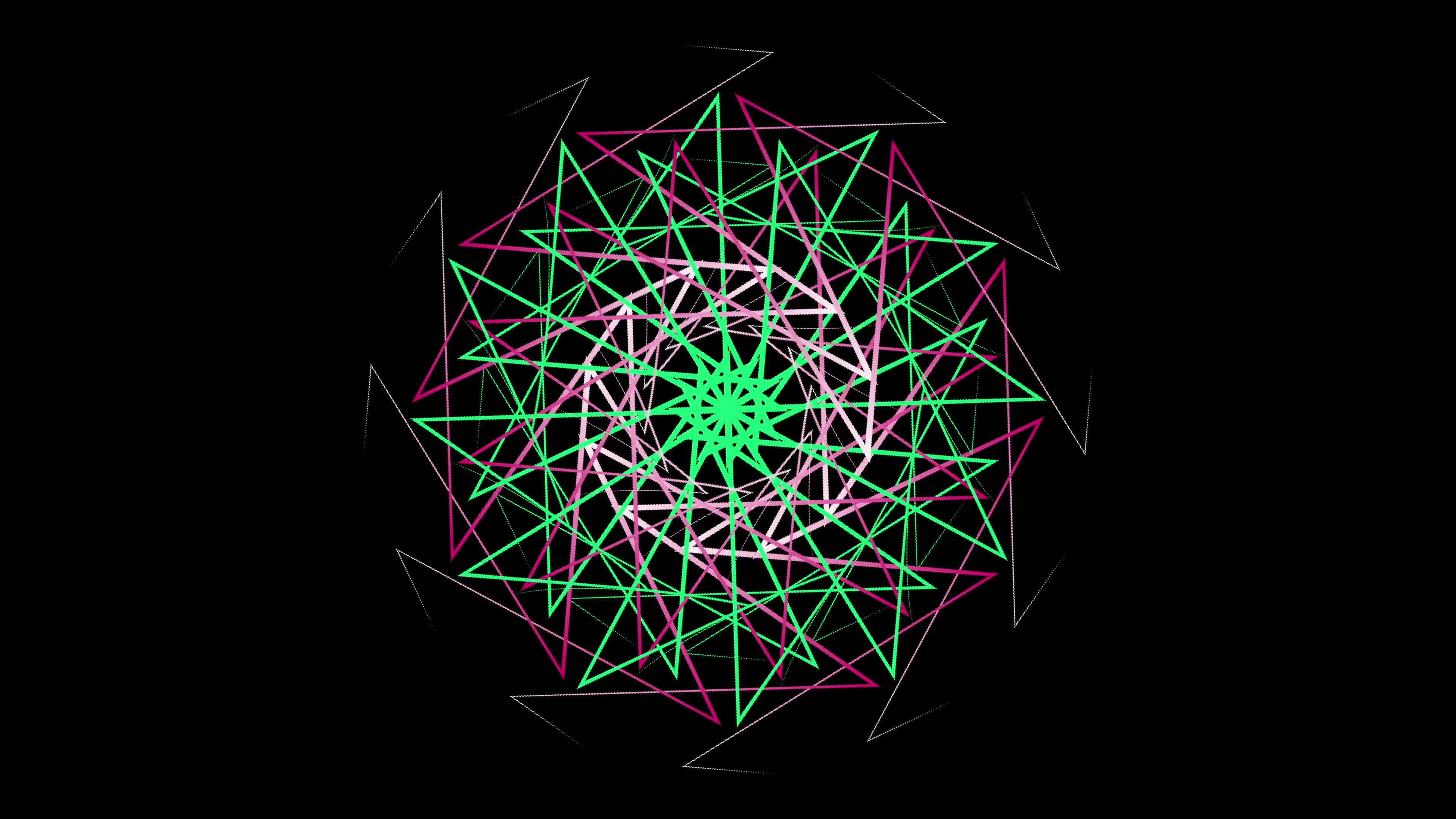 Hypnotic Rotating Pattern Of Colored Geometric Lines Stock Animation Colorful Pattern Of