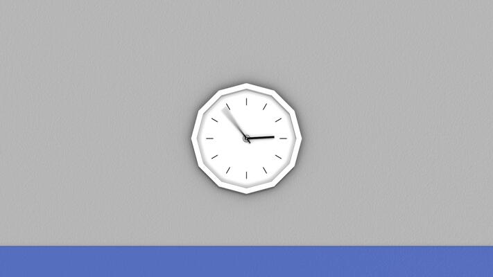 Animated Clock Stock Video Footage for Free Download