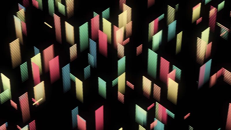 Beautiful multicolored abstract background with moving rectangles ...