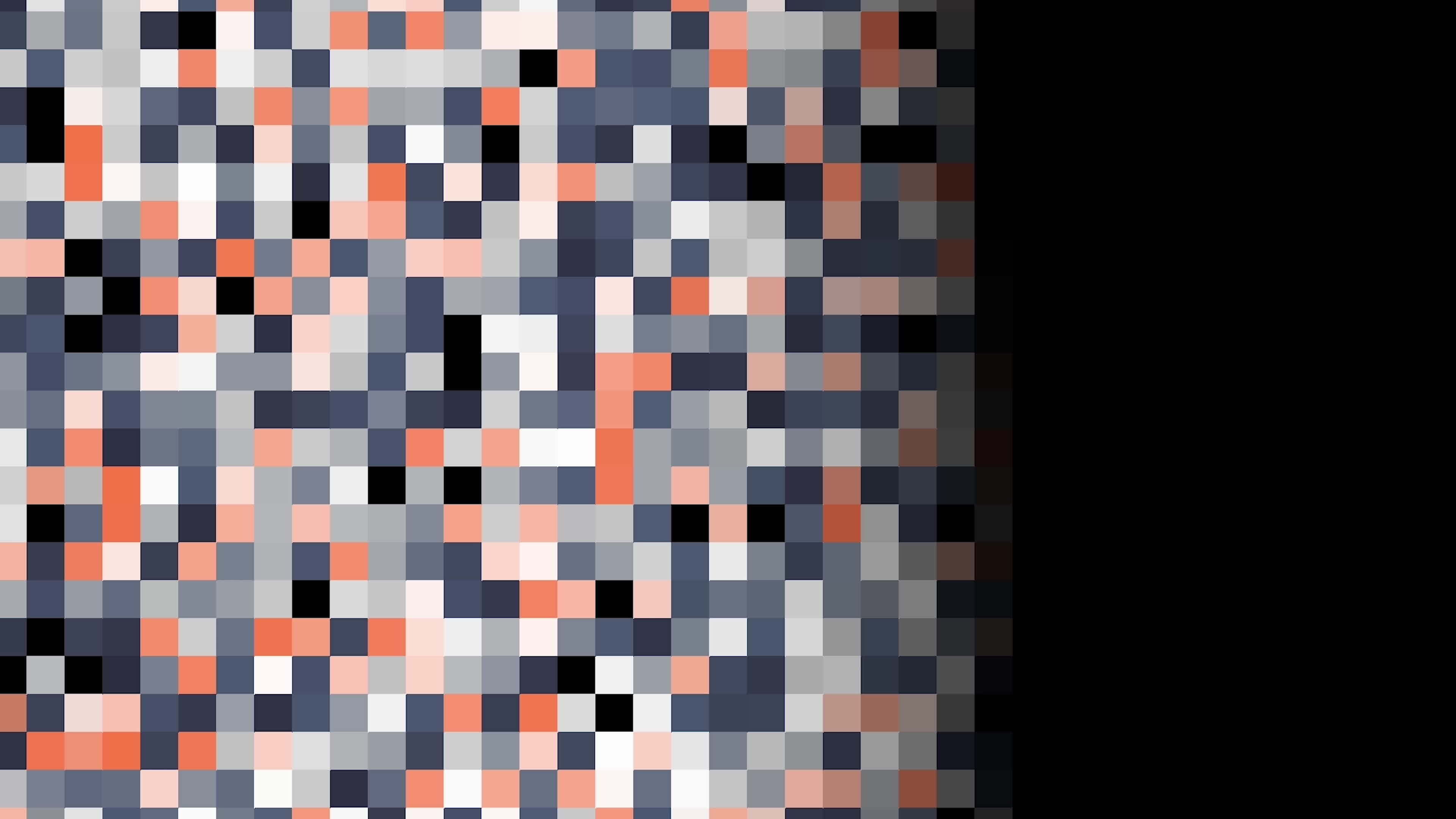 Colorful Pixelated Flowing Background Seamless Loop Animation