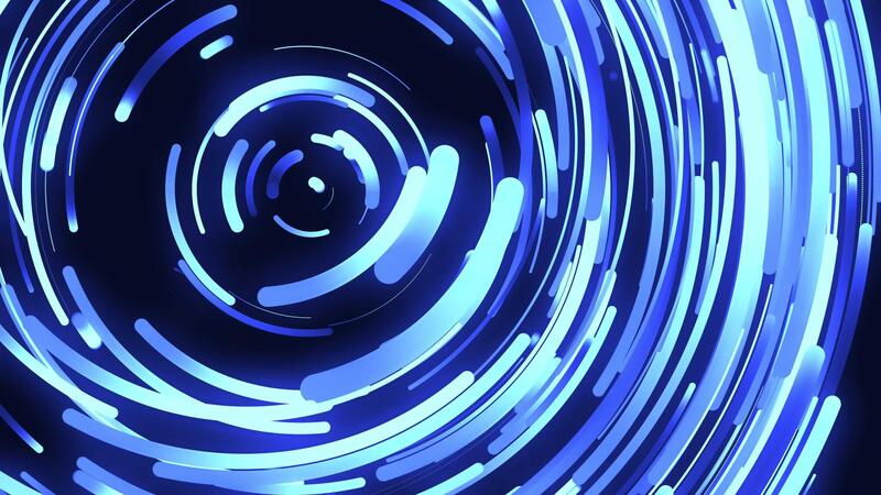 Abstract Rotating Glowing Lines 3d Colorful Background Animation