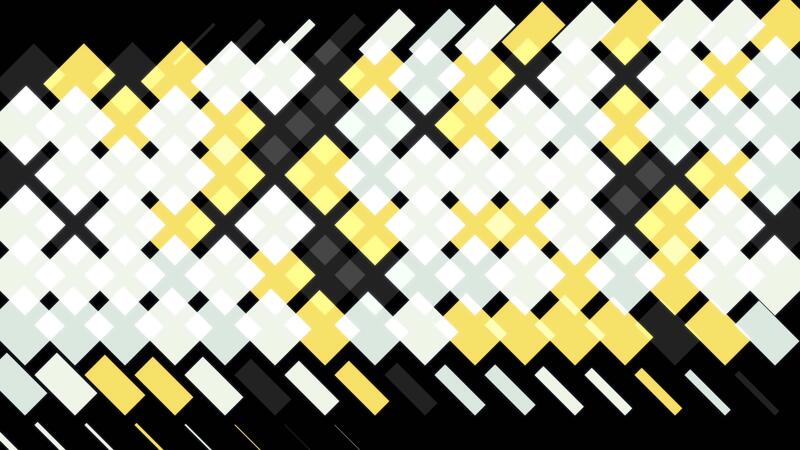 Abstract Animation Of Multicolored Geometric Patterns Appearing And Disappearing One By One On